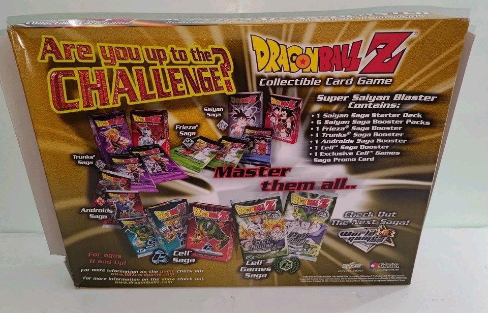 Dragon Ball Z Score TCG CCG Super Saiyan Blaster Box DBZ 2002 Deck ...