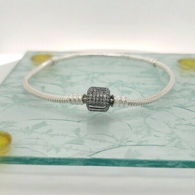 Pandora Authentic 925 silver #590723cz Moments charm bracelet many ...