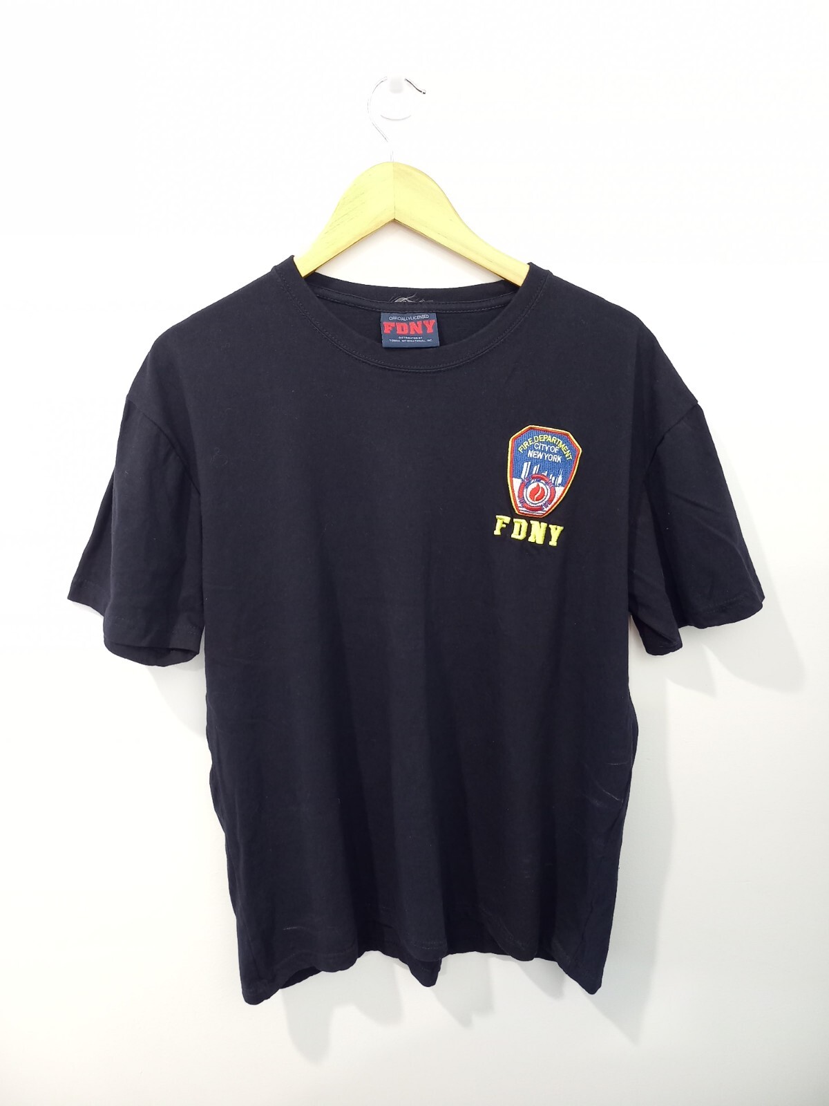 FDNY NYC Fire Department New York Embroidered T Shirt… - Gem