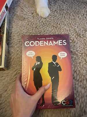 Codenames Board Game Top Secret Party Word Game - NEW SEALED BOX ...