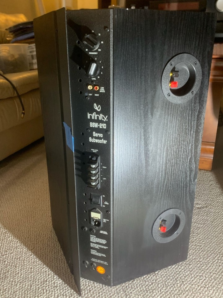 Super Rare Infinity SSW-210 Servo Subwoofer | eBay