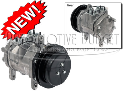 A/C Compressor w/Clutch for Case/IH & John Deere Backhoes Combines ...