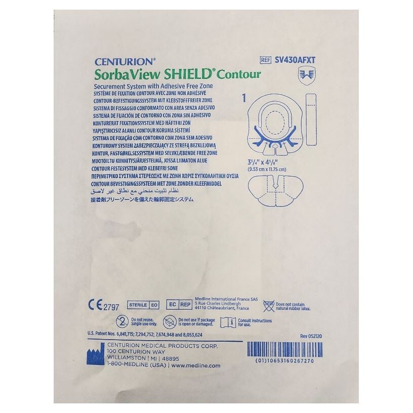 *1-Piece* Centurion SorbaView SHIELD Integrated Securement Dressings ...