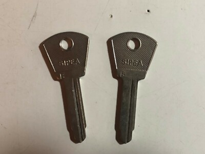 SIPEA FIAT PAIR Original Key Blank Set CODE 7 BLANK Magneti Marelli | eBay