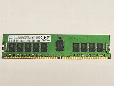 Samsung 16GB DDR4 2666MHz PC4-21300 2Rx8 ECC Server Memory RAM ...
