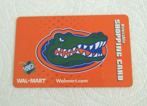 Walmart University of Florida Collectible Reusable Shopping Card | eBay