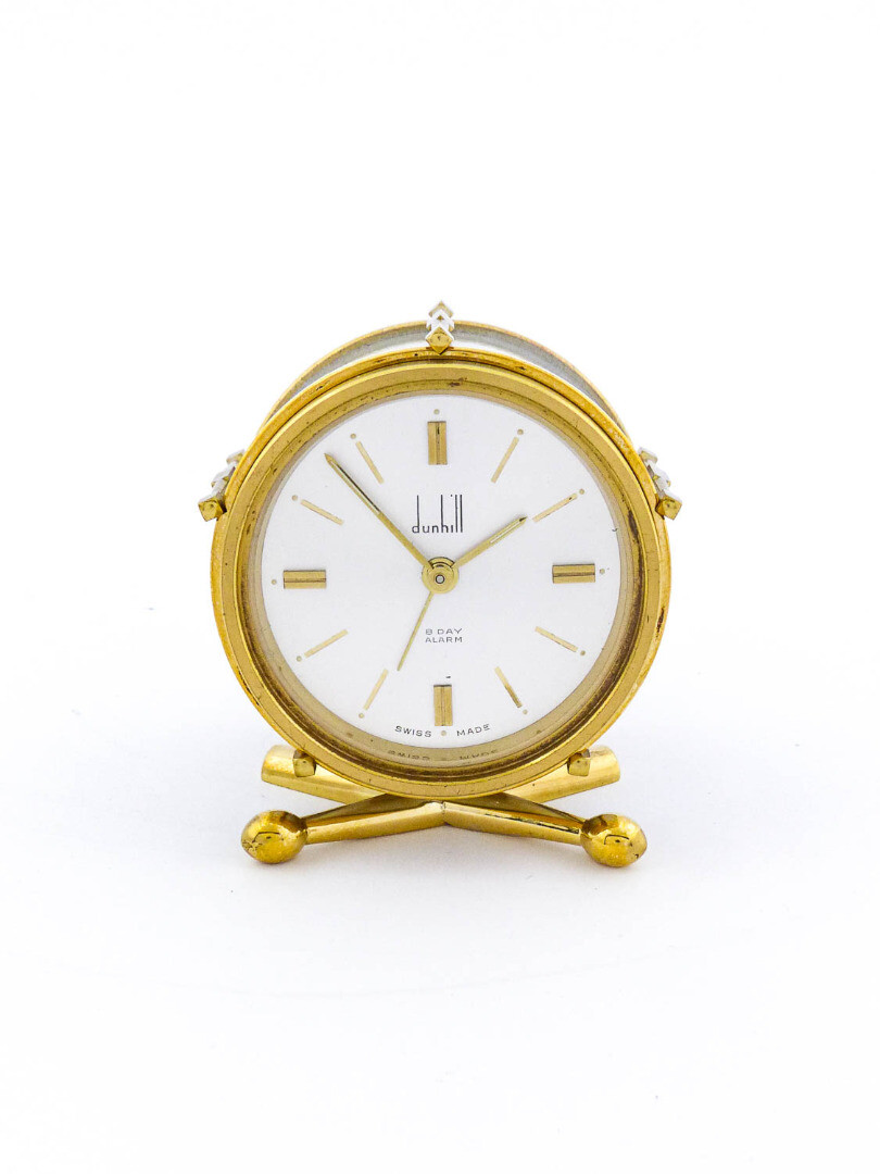 Dunhill desk clock drum with alarm funktion | eBay