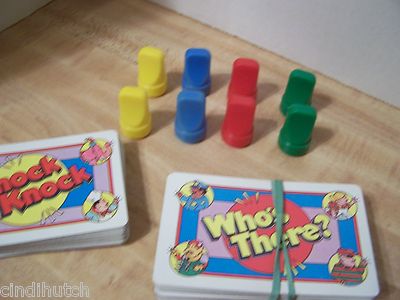 Vintage 1982 KNOCK KNOCK BOARD GAME MILTON BRADLEY Game Replacement ...