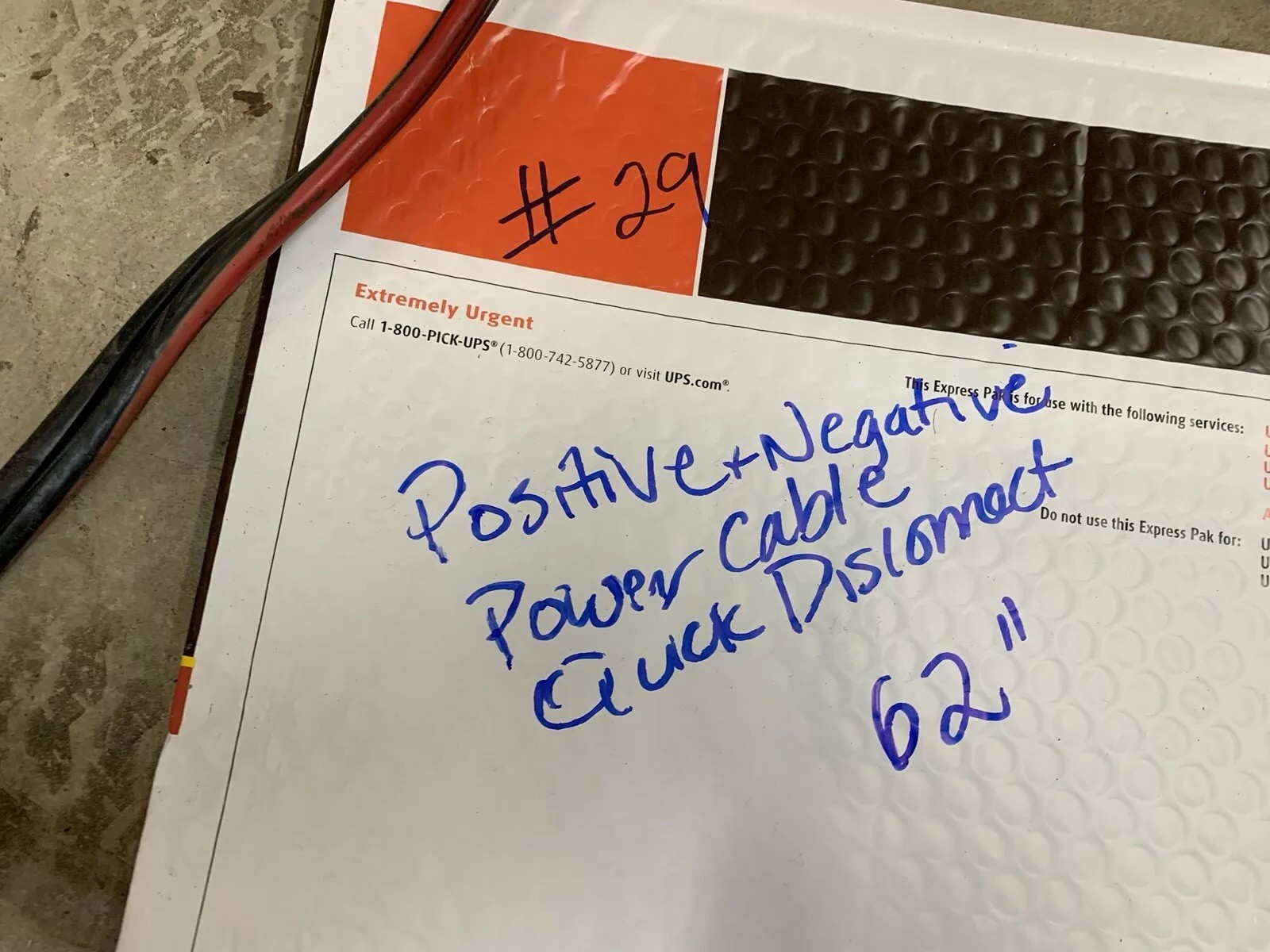 Snow Plow Snowplow Battery Quick Disconnect Positive & Negative 62” | eBay