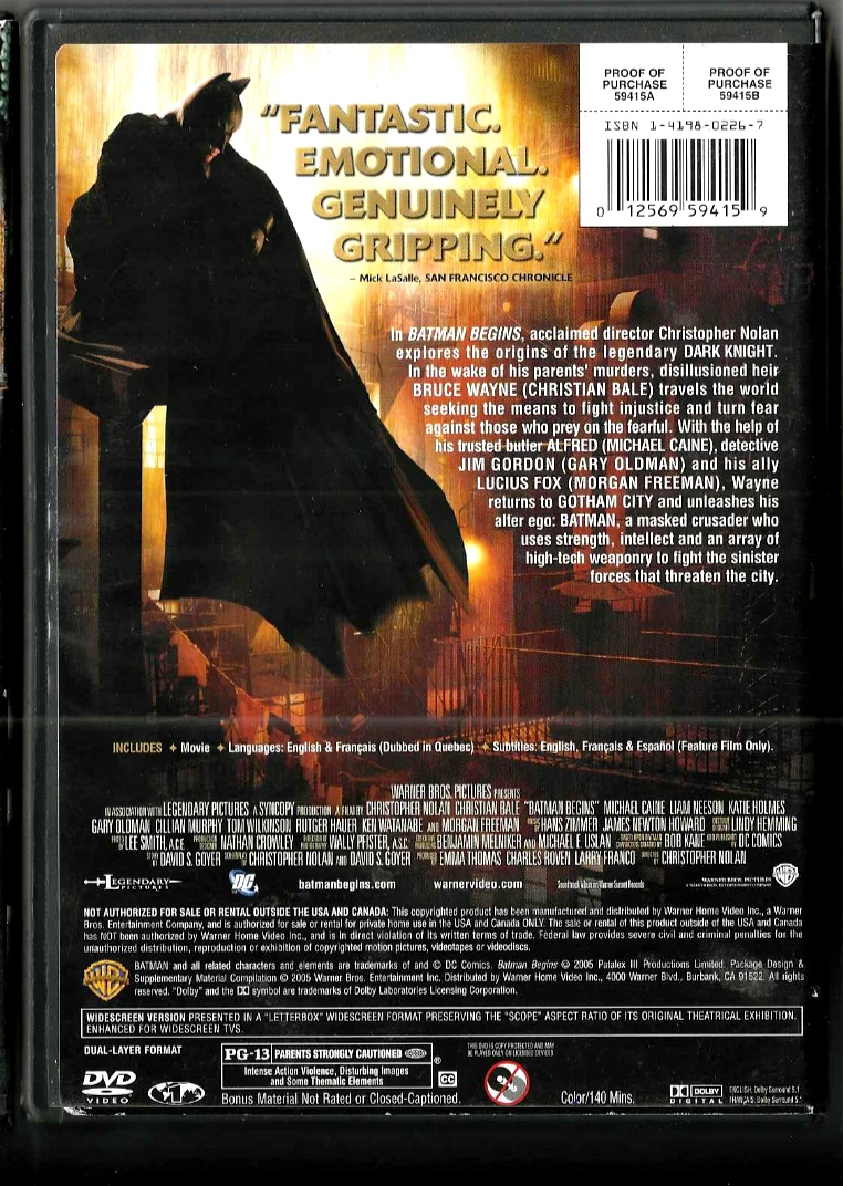 Morgan Freeman Batman Begins