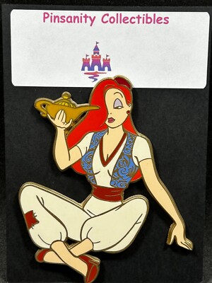 Jessica Rabbit Jumbo Disney Shopping Pin Dressed as Aladdin- LE | eBay