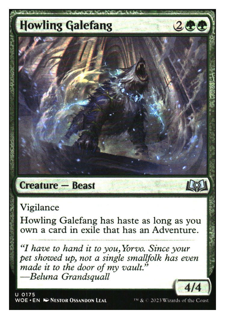 Howling Galefang Wilds ofEldraine MTG - NM+ | eBay