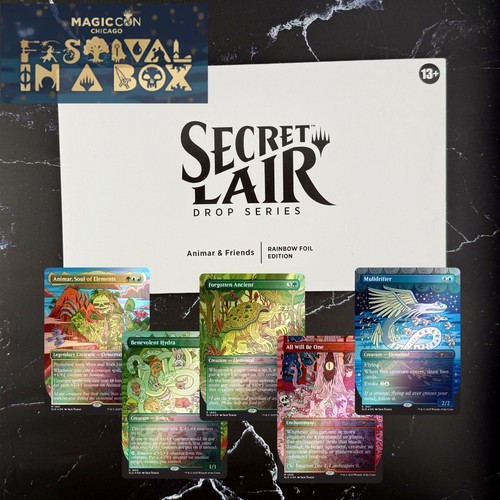 MTG Secret Lair - Animar & Friends - FOIL - MagicCon - Festival in a ...