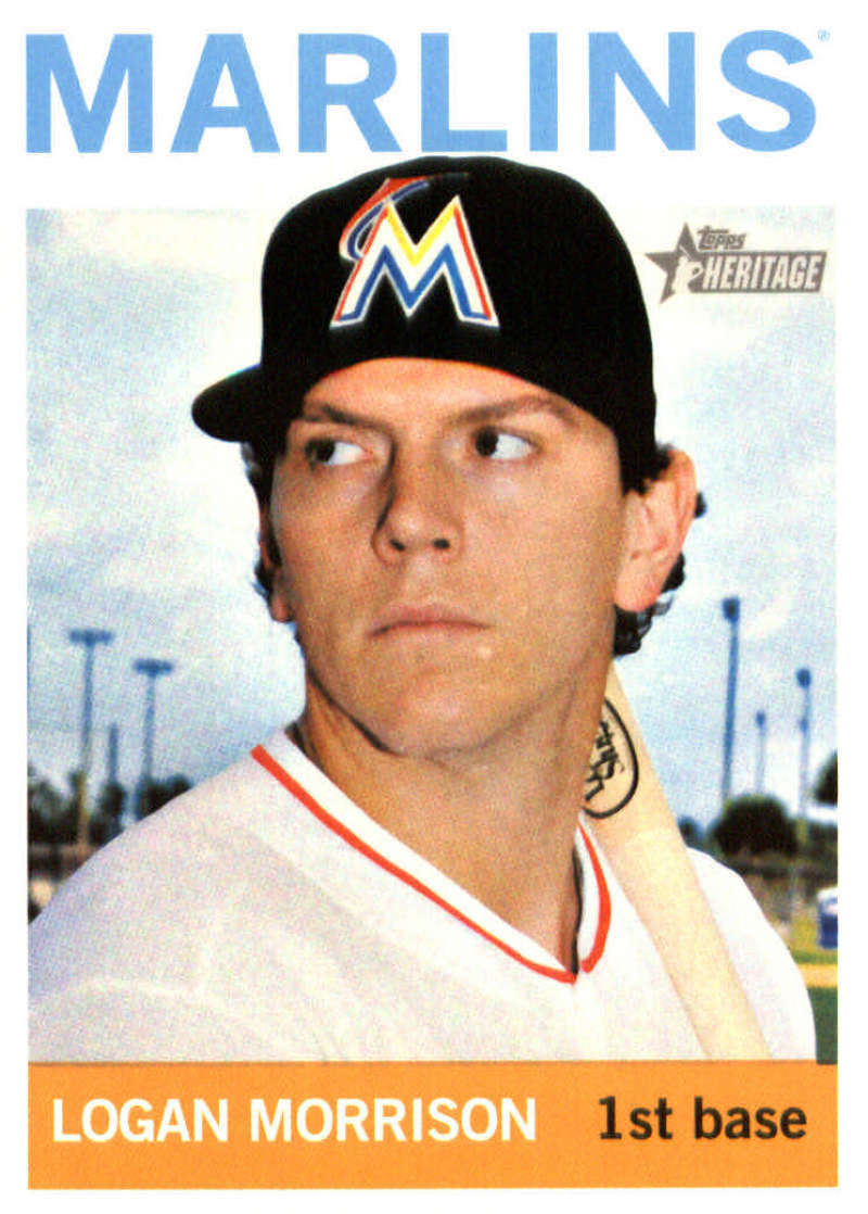 2013 Topps Heritage #288 Logan Morrison Marlins NM-MT | eBay
