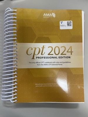 CPT Professional 2024 by American Medical Association (2023, Trade ...