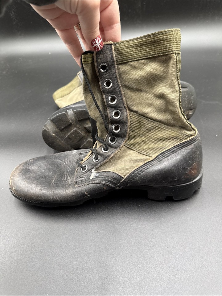 Vietnam War “2nd Pat” Wartime Jungle Boots Slot Heel Addison Size 8 | eBay