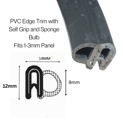 Small Car Door Boot Bonnet Rubber Edge Edging Trim Seal Protect ...