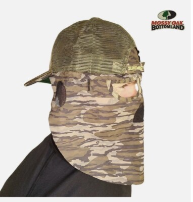 QuikCamo® 2-in-1 Mesh Hat/rear Mask Mossy Oak Bottomland Camo - L 59cm ...
