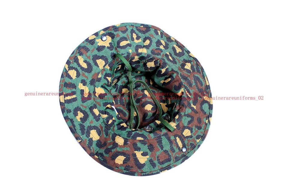 Rare Genuine African Ghana or Uganda Leopard Camo Boonie Hat Cap 7-3/4 ...