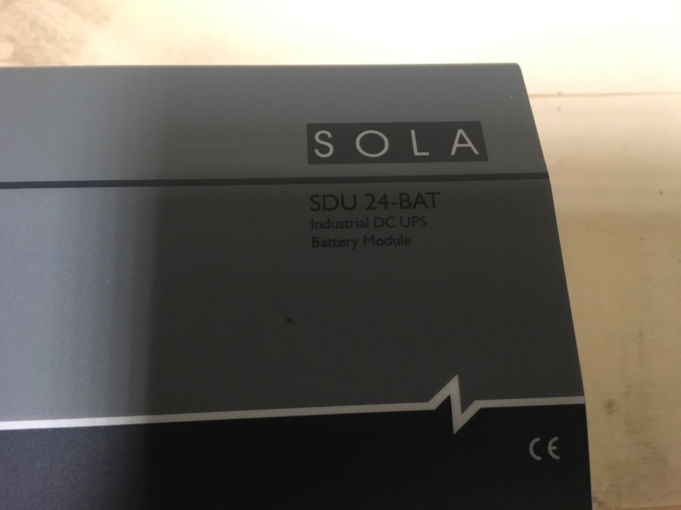 Emerson SOLA power supply, NNB, SDU 24-BAT, industrial DC UPS | eBay