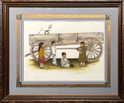 Norma Howard painting Oklahoma Native | Grelly USA
