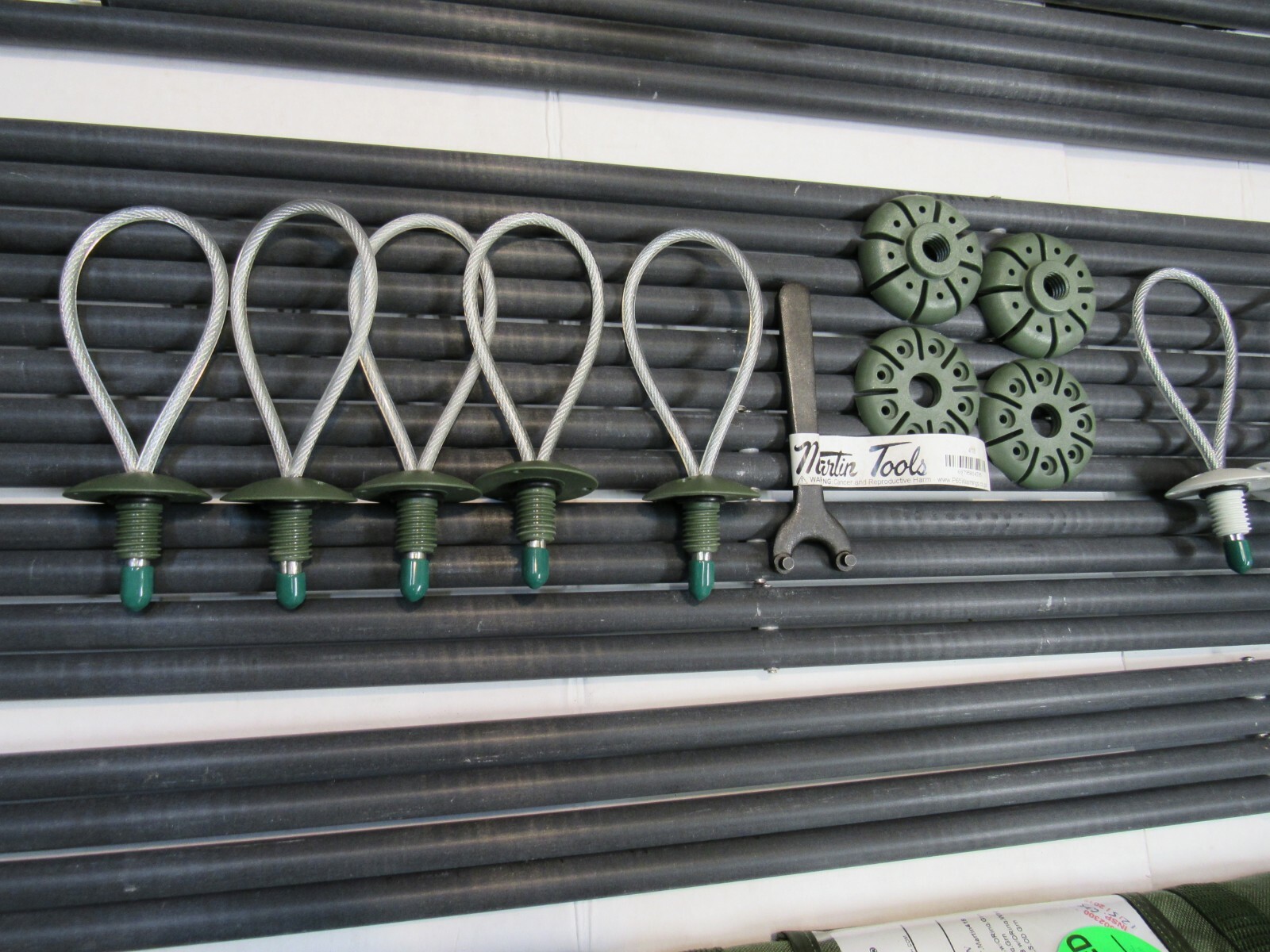 USGI Drash Tent Pole Repair kit Replacement Parts W Carry Bag For S ...