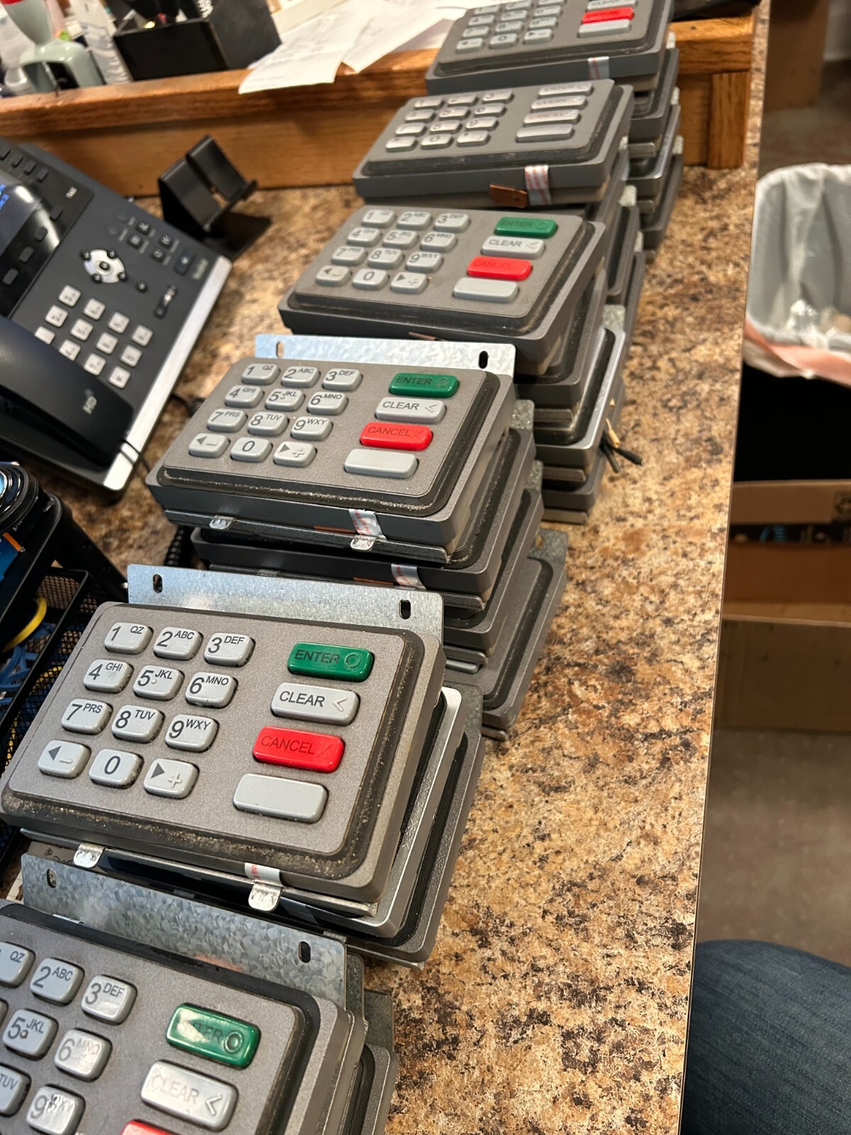 Nautilus Hyosung ATM Keypad EPP-6000K Lot of 25 keypads with brackets ...