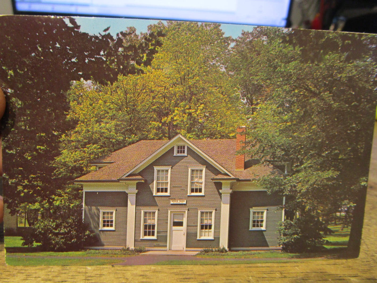 A2 Vintage Old OHIO Postcard DAYTON Carillon Park Deeds Barn Auto ...