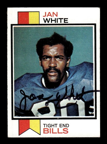1973 Topps #476 Jan White HAND SIGNED AUTO | eBay