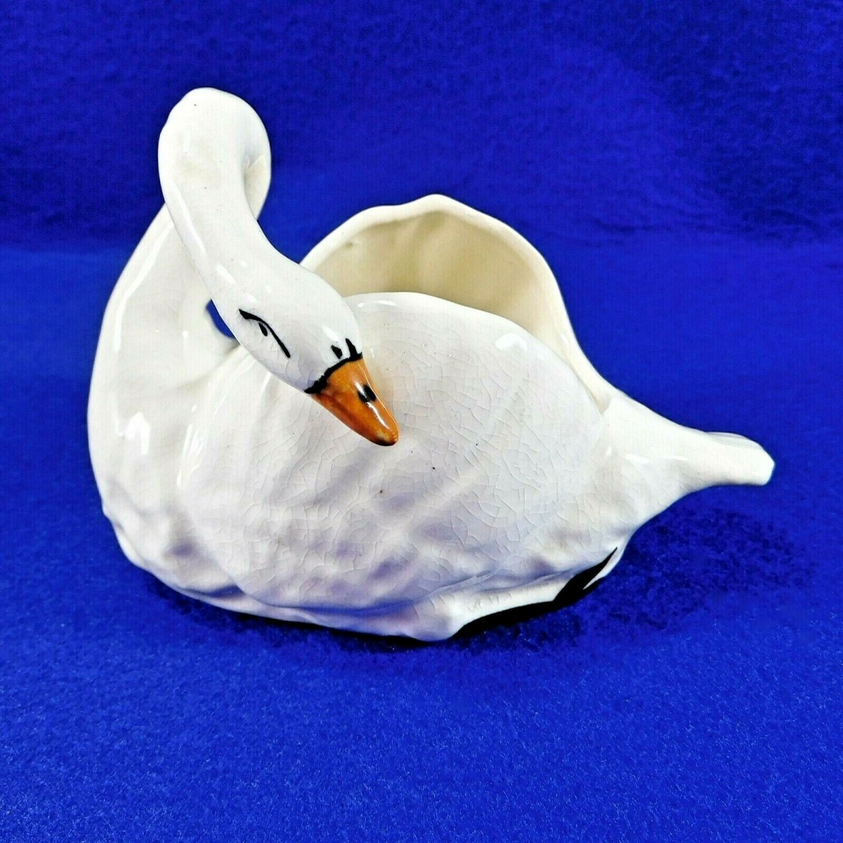 Vintage Swan Planter Ceramic Japan