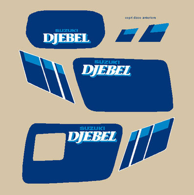 SUZUKI DR 600 DJEBEL SERIE ADESIVI SERIES STICKERS | eBay