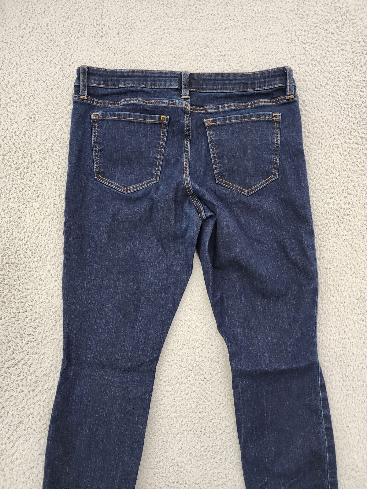 Gap Jeans Womens 31 Blue Denim Mid Rise Legging Skinny Stretch Dark ...