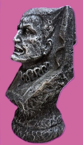 Haunted House Scary Vampire Stone Like ~Cement Halloween Party ...