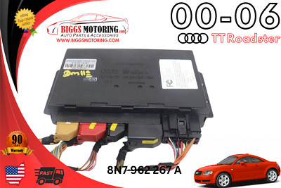 01-02 AUDI TT CONVERTIBLE ANTI THEFT CENTRAL LOCK COMFORT MODULE ...