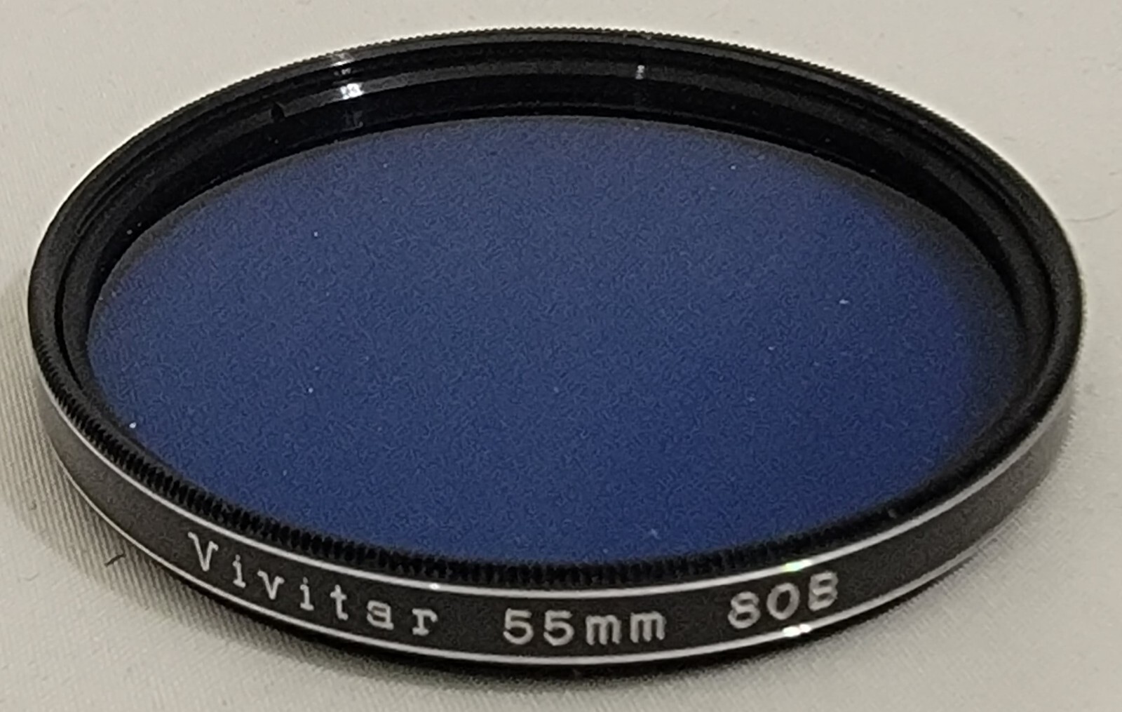 Vivitar 55mm 80B camera lens BLUE FILTER photoflood light & color ...