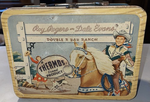 Vintage 1950s Roy Rogers and Dale Evans Double R Bar Ranch Lunchbox ...
