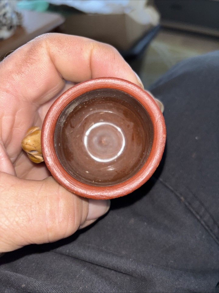 Vintage Studio Pottery Egg Cup With Mouse Design Possibly West Country ...