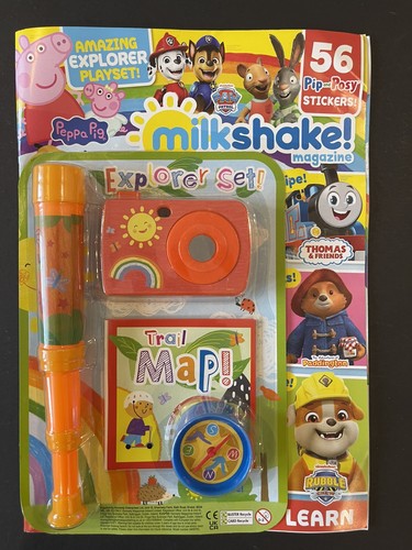Milkshake magazine #65 2025 Make, Play Learn, Peppa Pig + Explorer Set ...