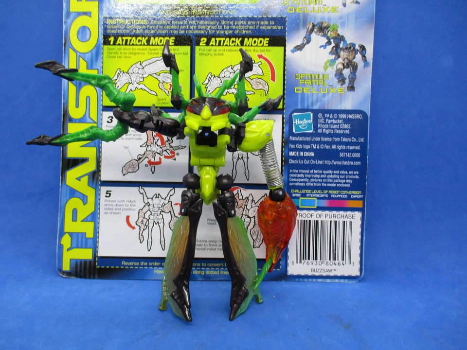 1995 Hasbro Transformers Buzzsaw 100% Complete Basic Beast Machines | eBay