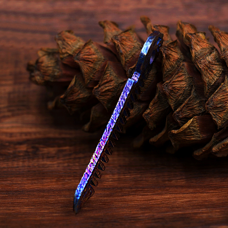 EDC Handmade Titanium Comb Anti-static Portable Crowbar with Bottle ...