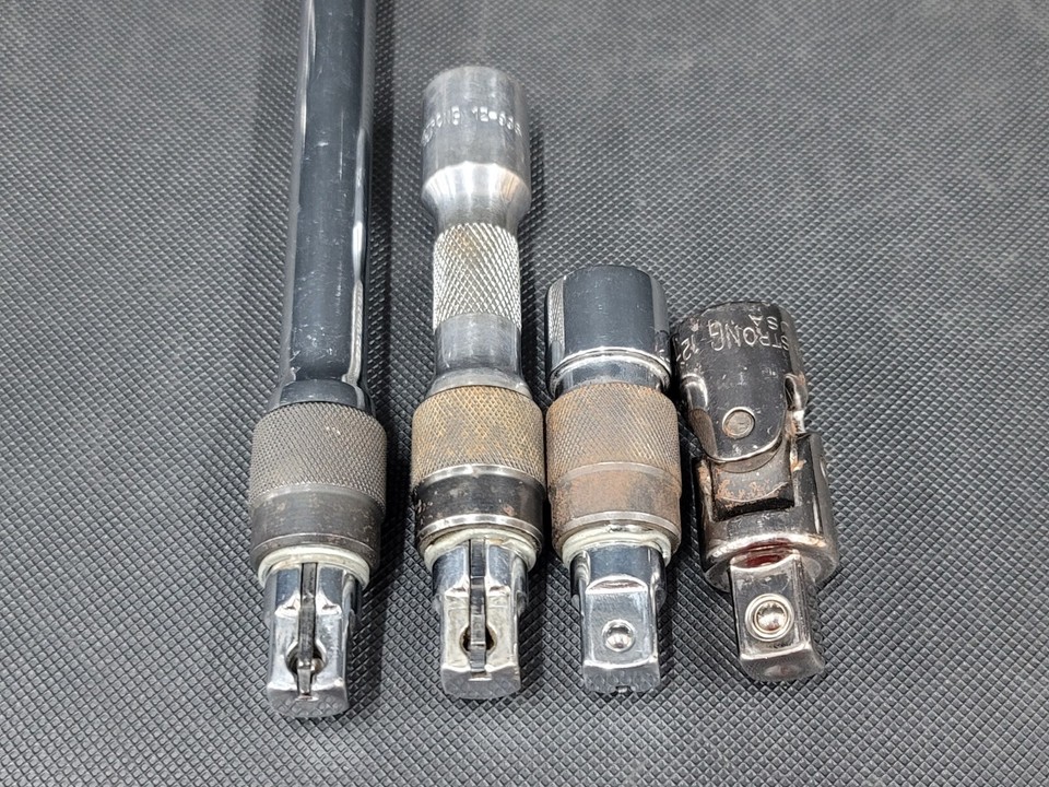 ARMSTRONG 4pc Tools USA LOCKING EXTENSIONS Swivel 1/2" Drive GMTK | eBay