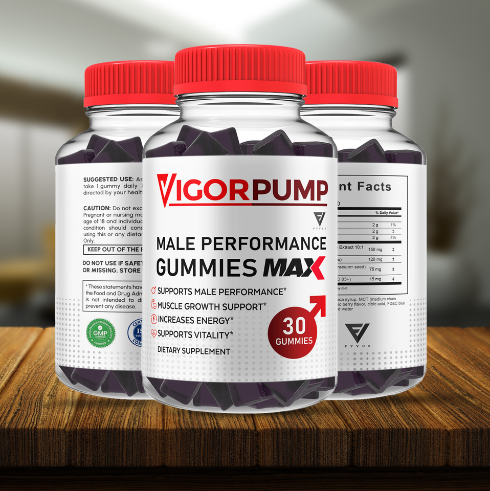 Vigor Pump Max Gummies VigorPump Max Performance Gummy (1 Month Supply ...