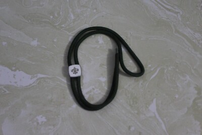 VINTAGE BSA GREEN ROPE & ENAMELED PULL BOLO TIE | eBay