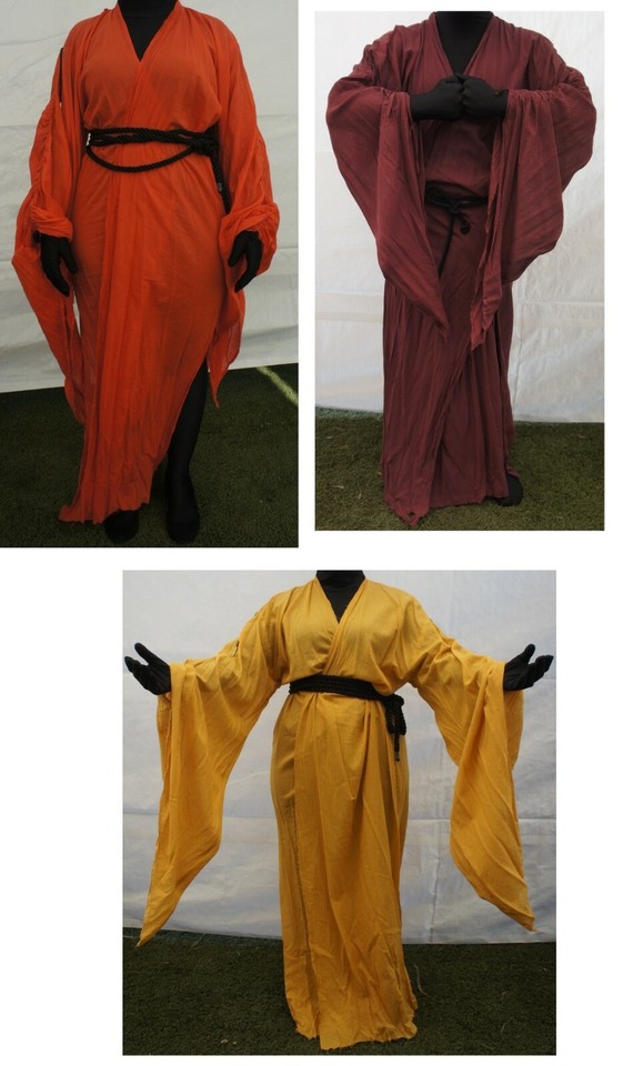 Medieval Occult Sheer Ritual Robe Halloween Witch Larp pagan Martial ...