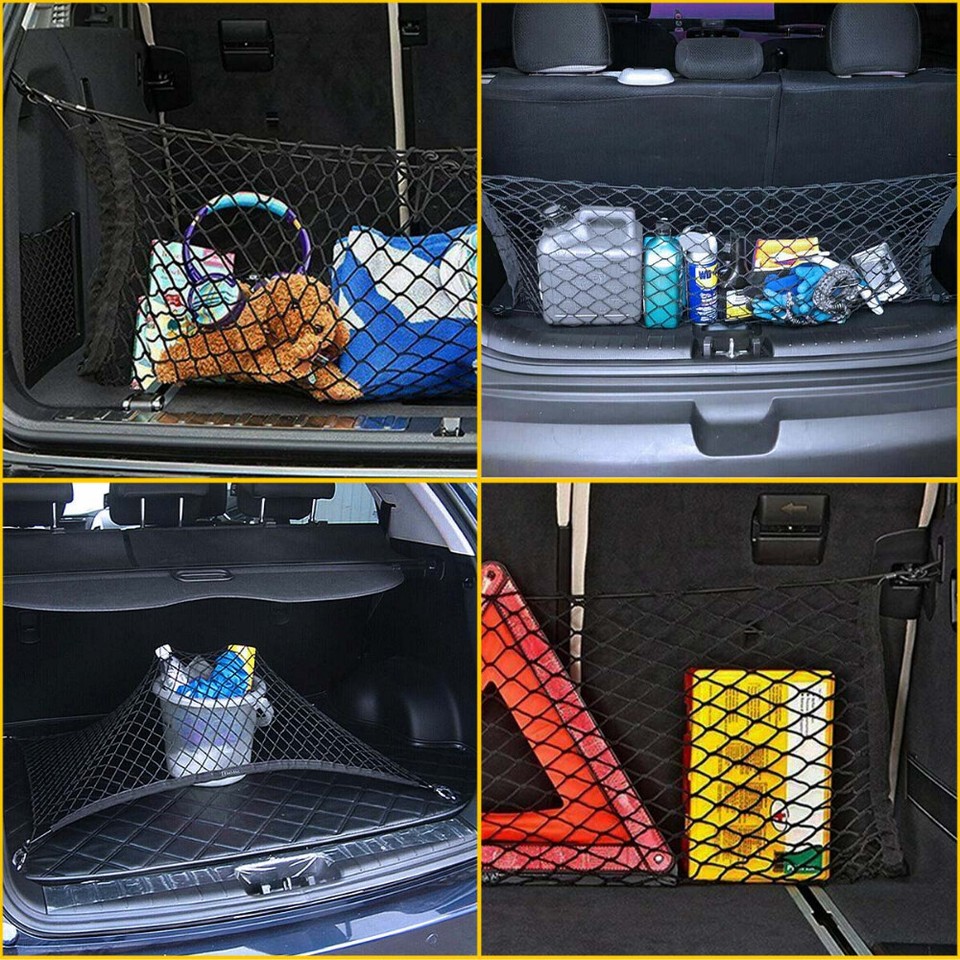 Elastic Car Trunk Boot Net Storage Organiser Cargo Nets Mesh Bag ...