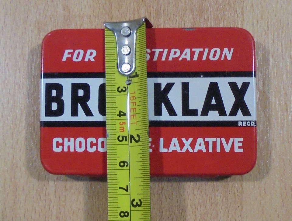 BROOKLAX CHOCOLATE LAXATIVE VTG TIN BOX EMPTY | eBay UK