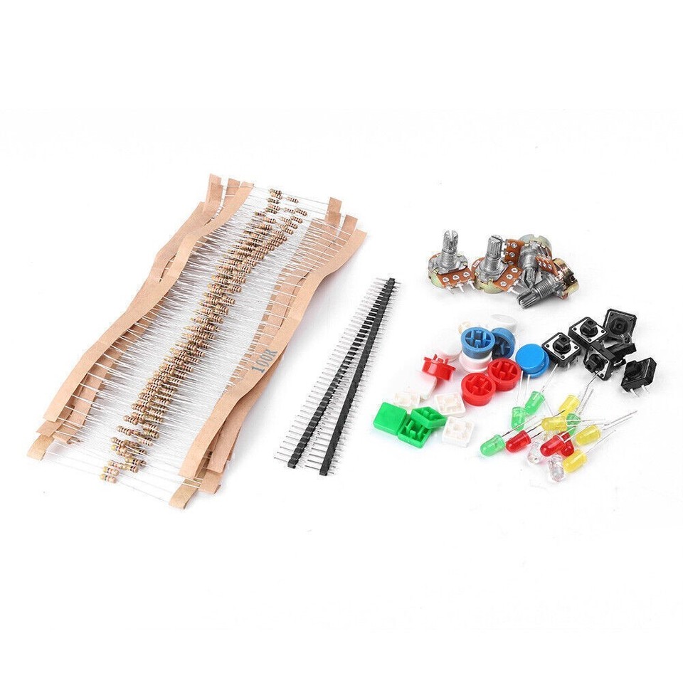 Electronic Parts Lot KIT for Components Resistors Switch Button po ...