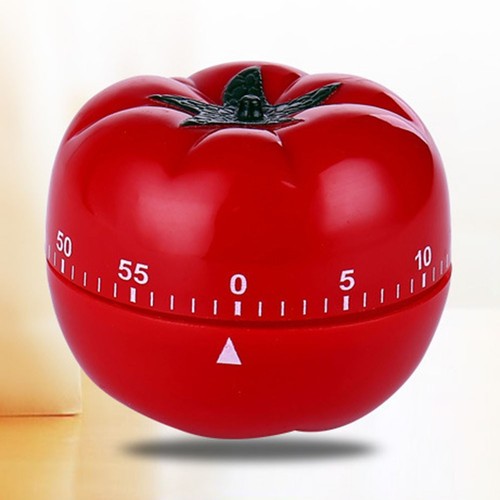 Tomato Shape Mechanical Timer Cute Kitchen Clock Reminder No Batteries ...
