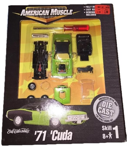 ERTL American Muscle '71 Cuda Model Kit Diecast 1:64 New,unopened (B137 ...