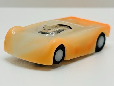 WIZZARD HIGH PERFORMANCE STORM EXTREME ORANGE HARD BODY SLOT CAR NEAR ...